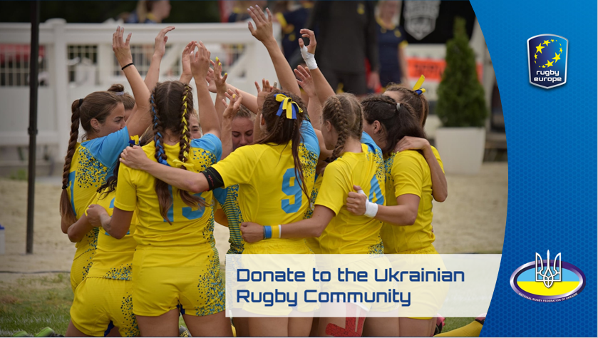 Rugby Europe launches fundraiser to support the Ukrainian rugby community